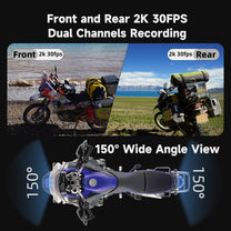 HFK HM603 | Night Vision Motorcycle Dash Camera with GPS – HFK Official